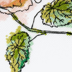 Magic Begonia Digital Pattern for Cross Stitch PDF - Etsy