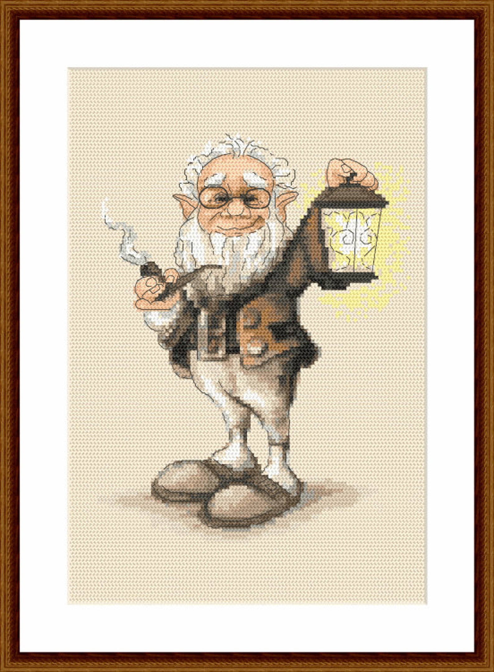 Cheerful Troll Digital Cross Stitch Pattern - Etsy