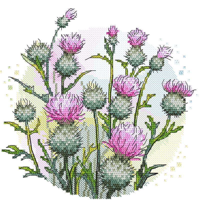 Thistle Pattern - Etsy