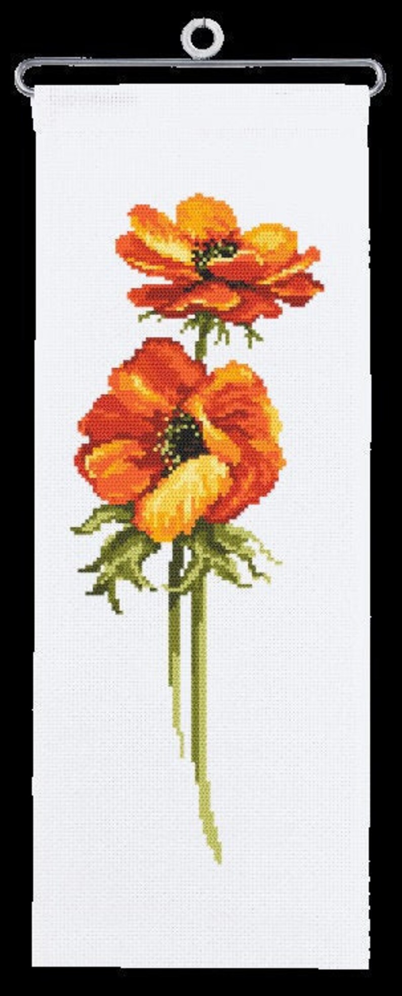 Anemone Digital Cross Stitch Pattern, - Etsy