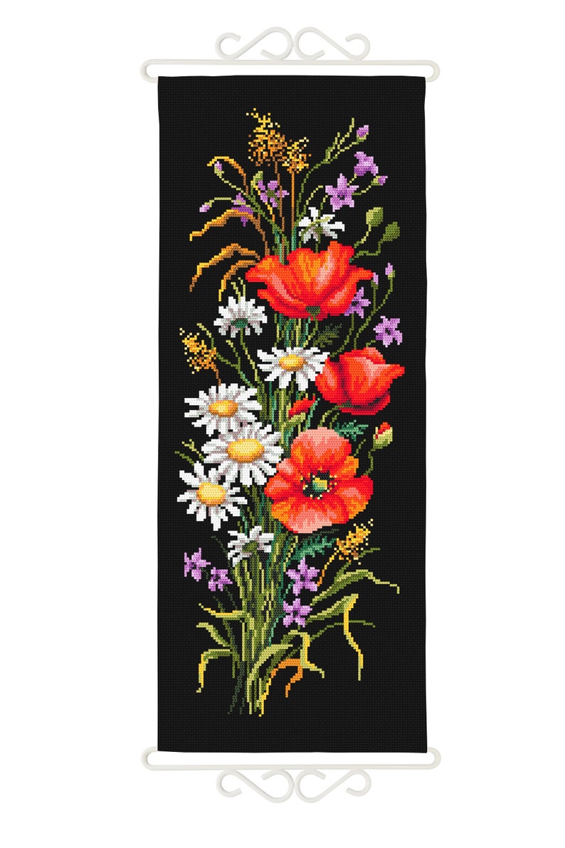 Field Bunch Digital Pattern for Cross Stitch Bouquet With - Etsy