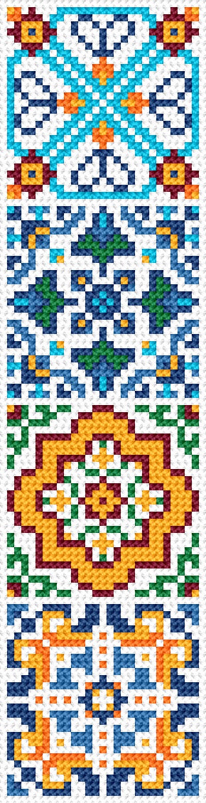 3 Ethnic Bookmarks Travel Memories Digital Patterns for - Etsy