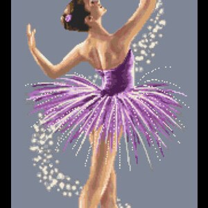 Ballet Dancer Digital Counted Cross Stitch Pattern, Pdf,.hks ...