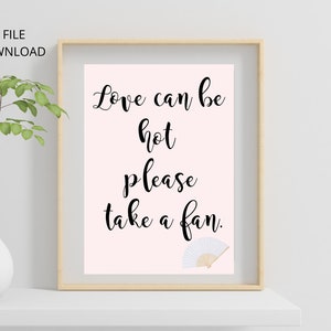 INSTANT DOWNLOAD -hand Fan Bridal Shower Decor Hand Fan Wedding Wedding ...