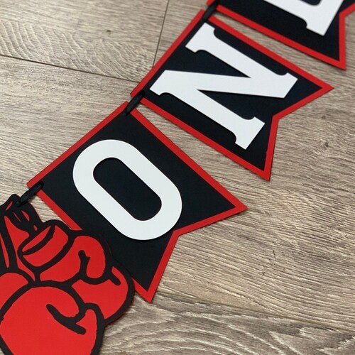 Boxing Party Boxing Party Theme Boxing High Chair Banner | Etsy
