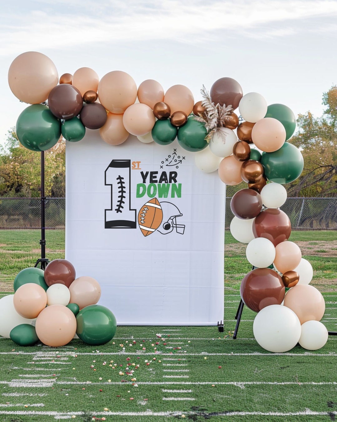 Football Birthday Banner 1st Birthday Football Theme First Birthday ...