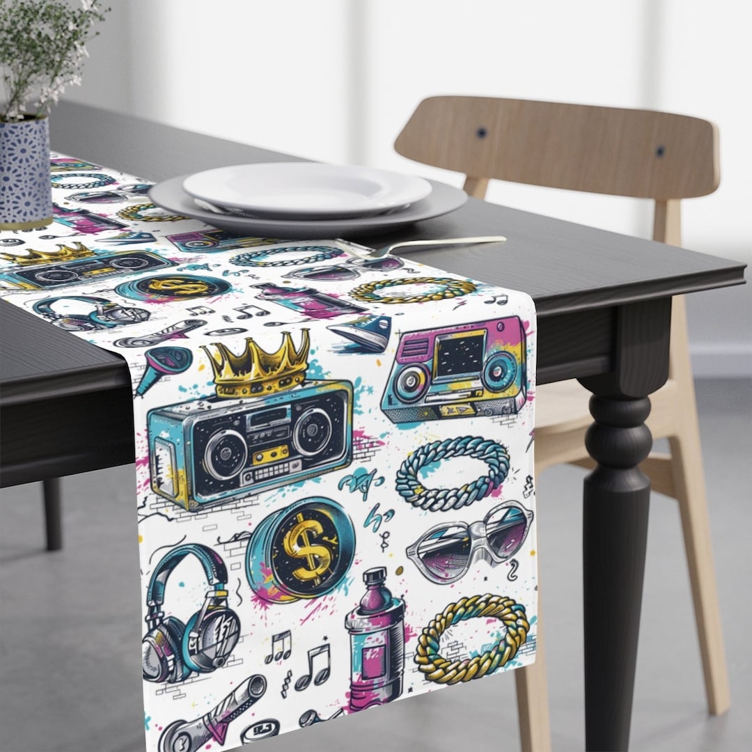 Hip Hop Party Decor 90s Birthday 80s Birthday Party Hip Hop Birthday ...