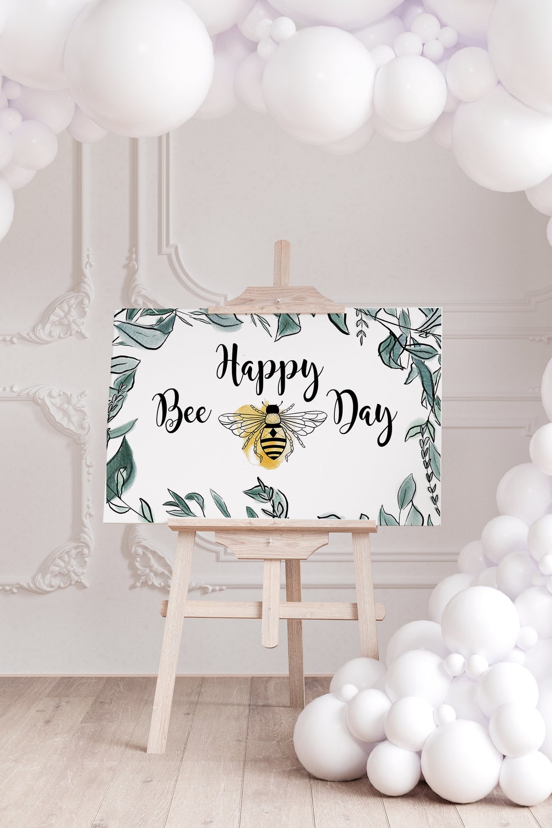 Bee Birthday Poster Bee Birthday Backdrop 1st Bee Day Bee Birthday ...