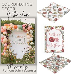Wildflower Birthday Backdrop 1st Birthday Wildflower Banner Wild Flower ...