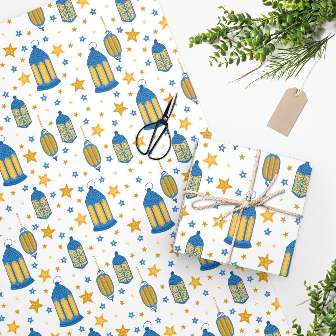 Eid Gifts Wrapping Paper Eid Gift Wrap Ramadan Gift Wrapping Paper ...