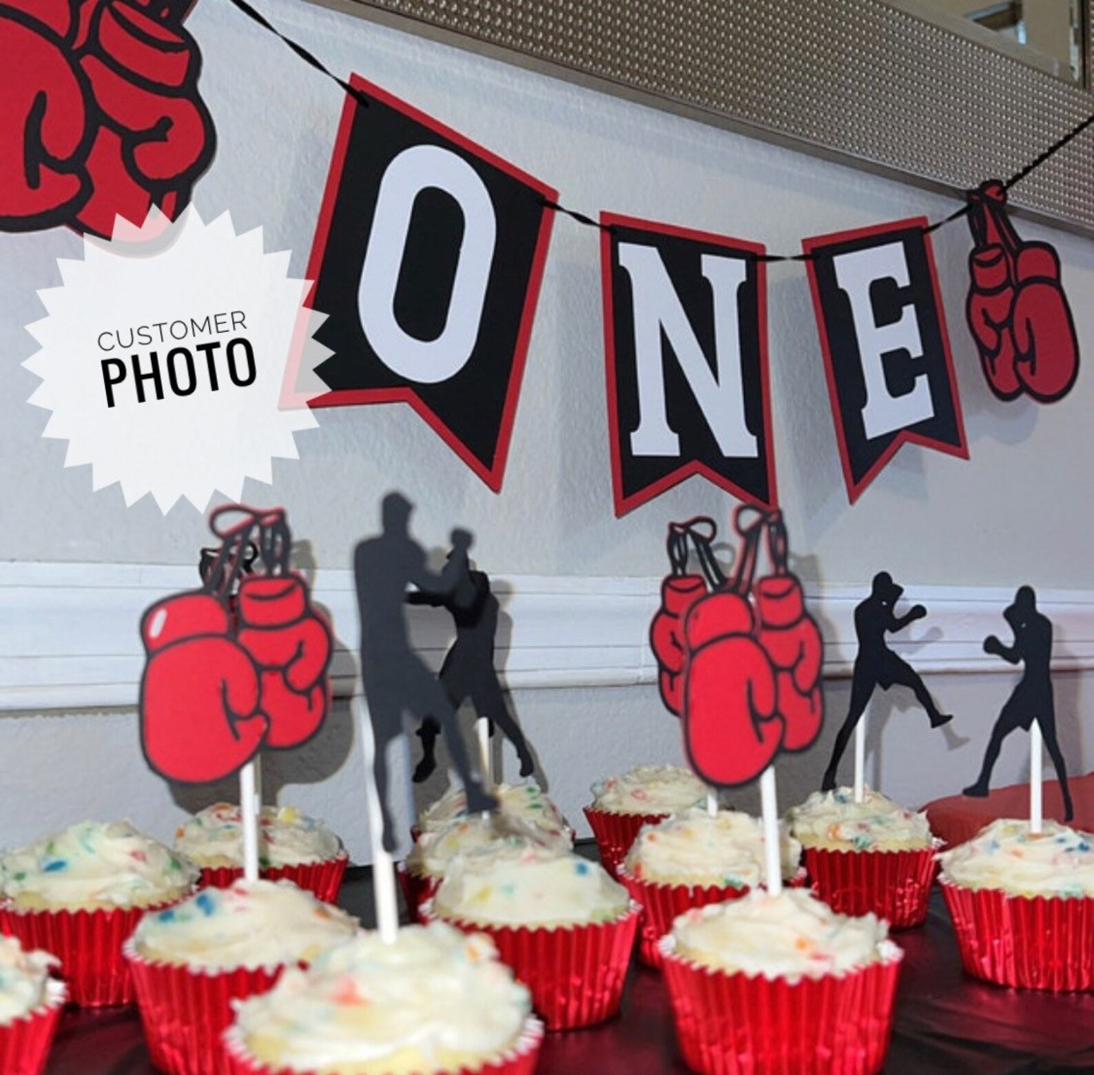 Boxing Party Boxing Party Theme Boxing High Chair Banner - Etsy