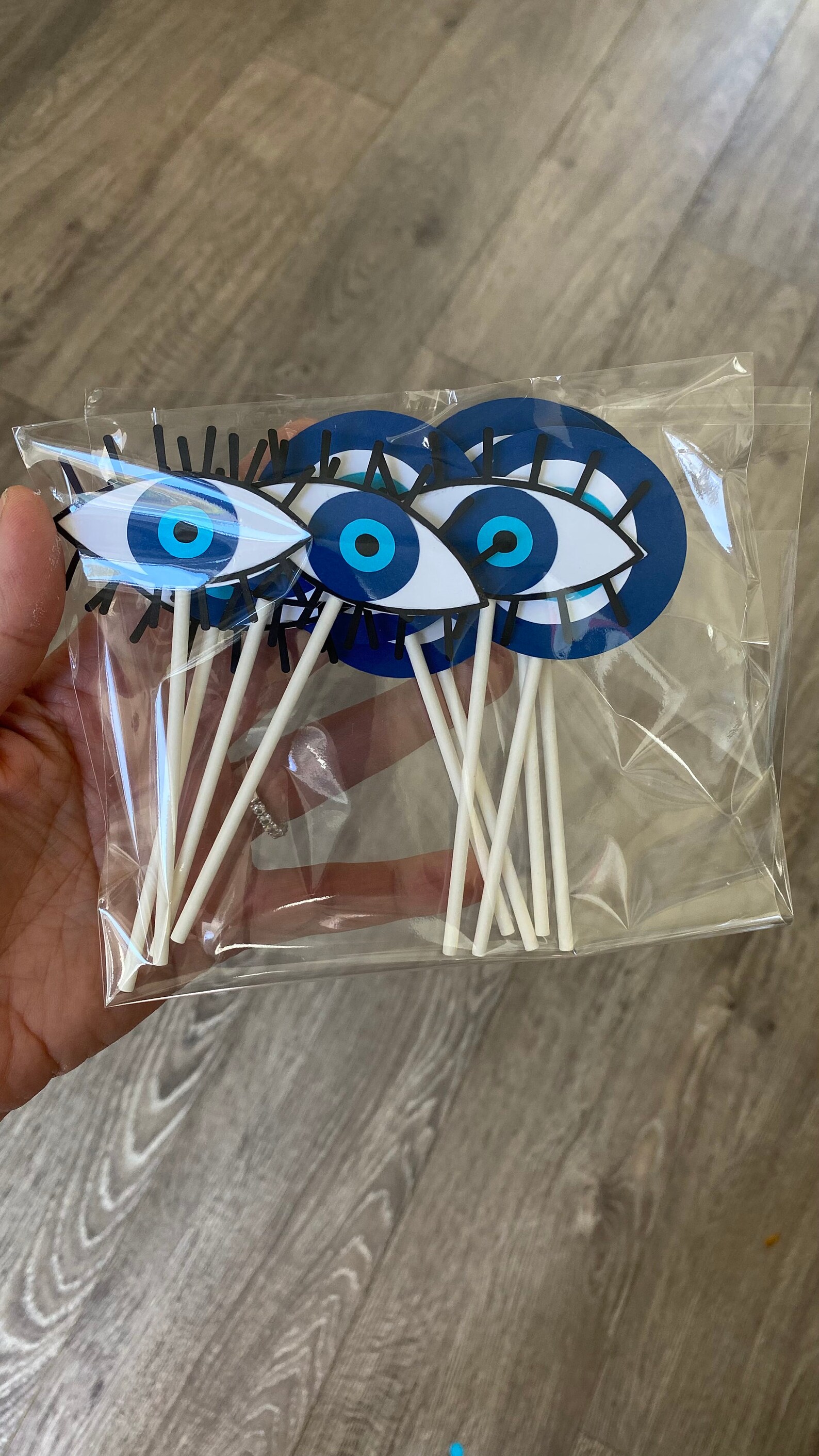 Evil Eye Toppers Evil Eye Cake Topper Evil Eye Birthday Evil - Etsy