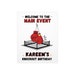 Boxing Gloves Birthday Welcome Sign Printed UFC Birthday Boxing ...