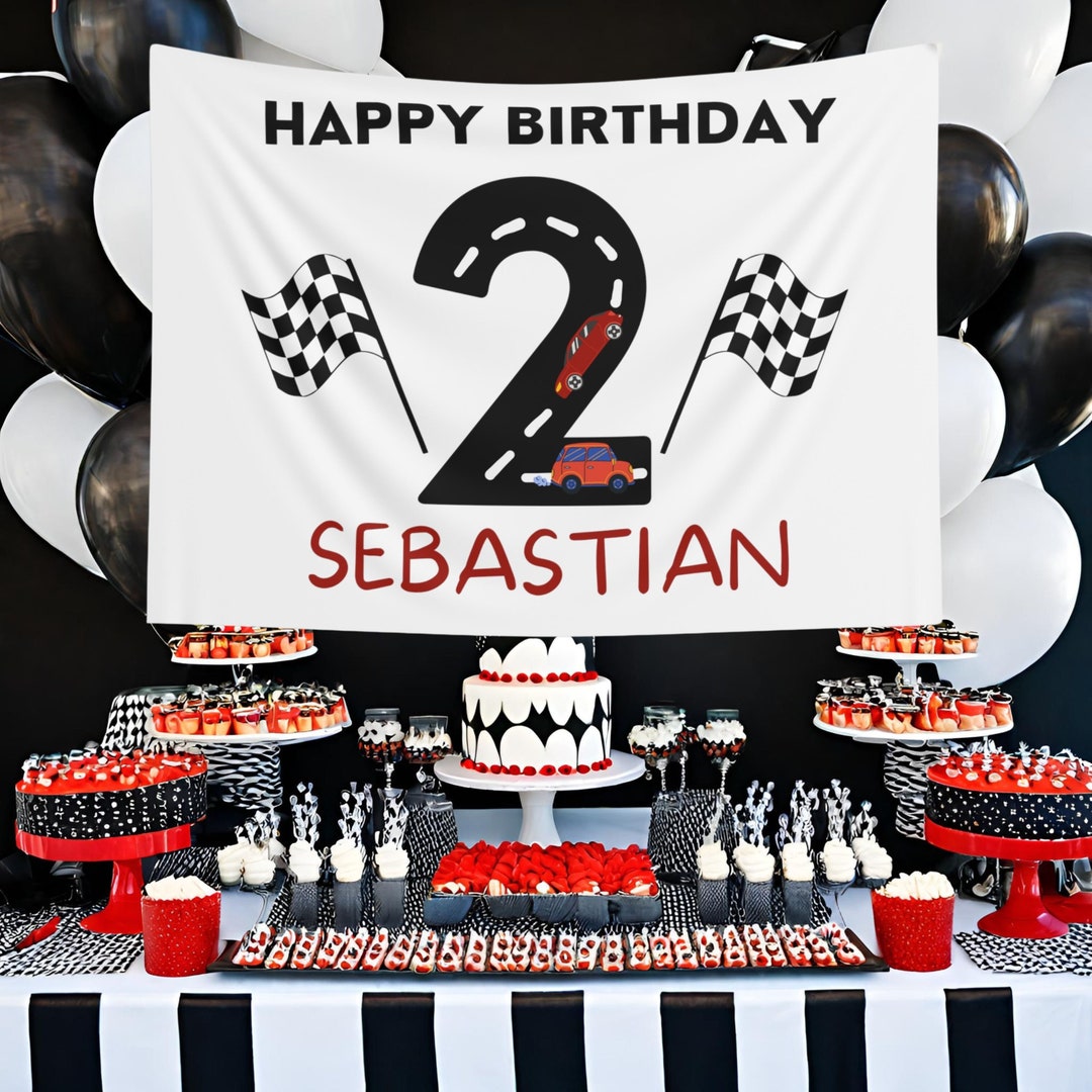 Two Fast Birthday Banner Two Fast Birthday Decoration Two Fast Banner ...