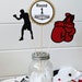 3 Prop Piece Set-boxing Party Boxer Boxing Party Centerpieces Boxing ...
