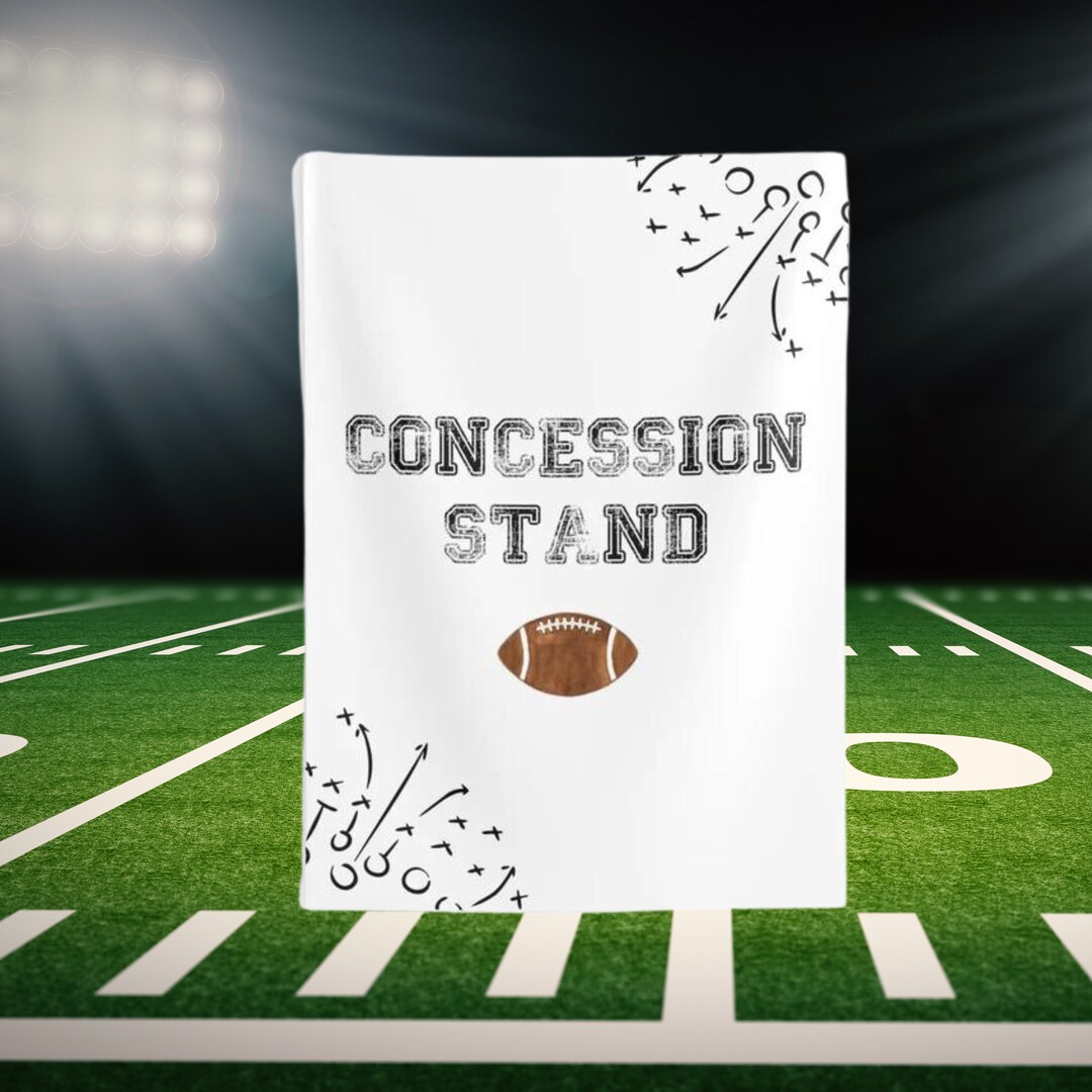 Concession Sign Touchdown Season Football Birthday Banner 1st - Etsy