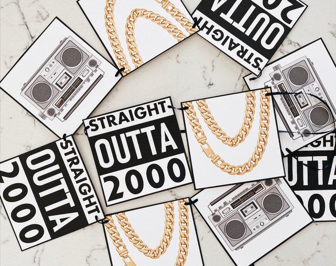CANVA 90s Hip Hop Decorations 90s Party Decorations Hip Hop Party 90s ...