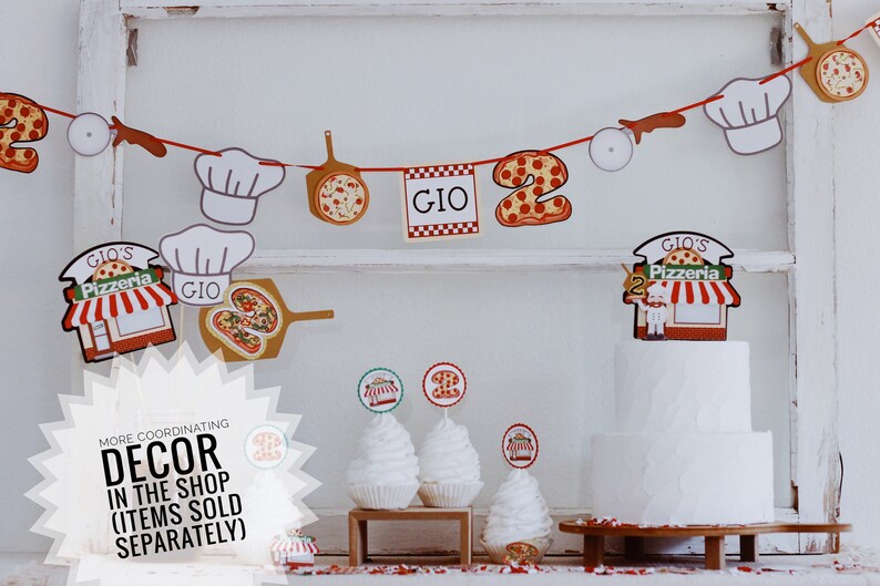 Pizza Party Pizzeria Pizza Party Decorations Pizza Party - Etsy