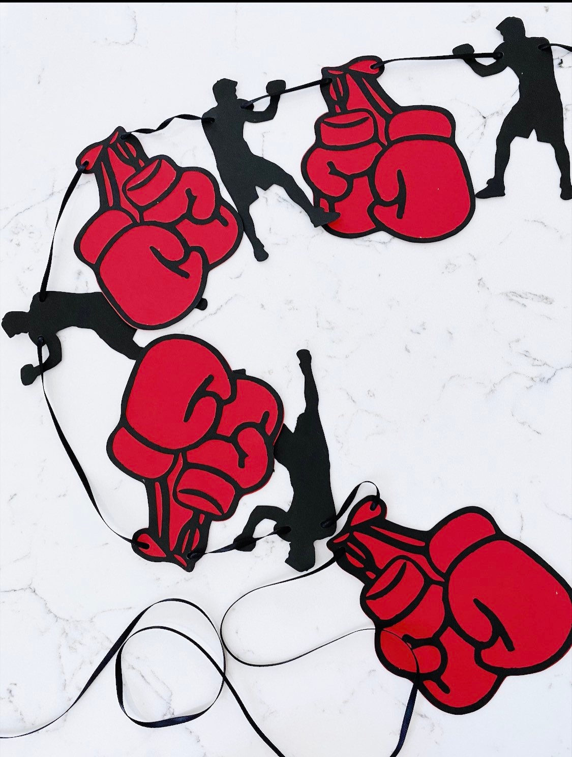 Boxing Banner Boxer Boxing Party Decorations Boxing Theme - Etsy