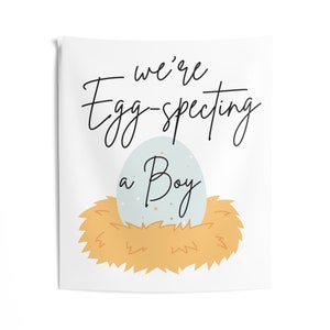 Easter Baby Shower Were Eggspecting Easter Egg Pregnancy Announcement ...