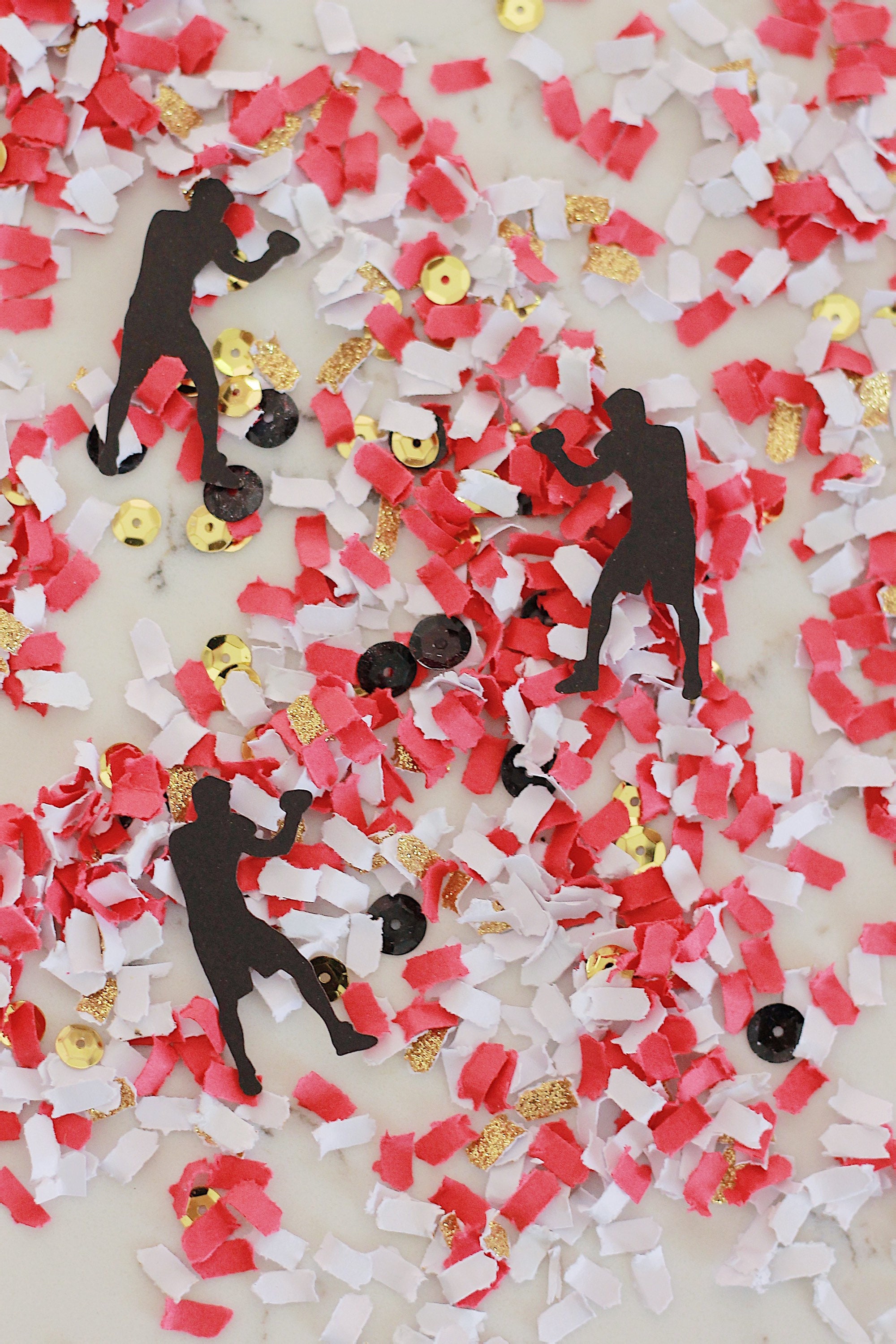 Boxing Party Decorations Confetti Boxing Party Boxer Little - Etsy