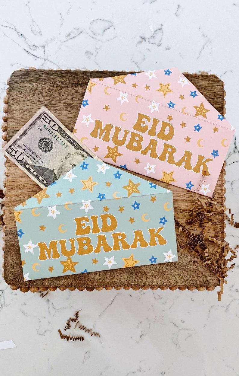 Eid Money Envelope Printable Eid Gift Eid Mubarak Islamic Gifts Eidi ...