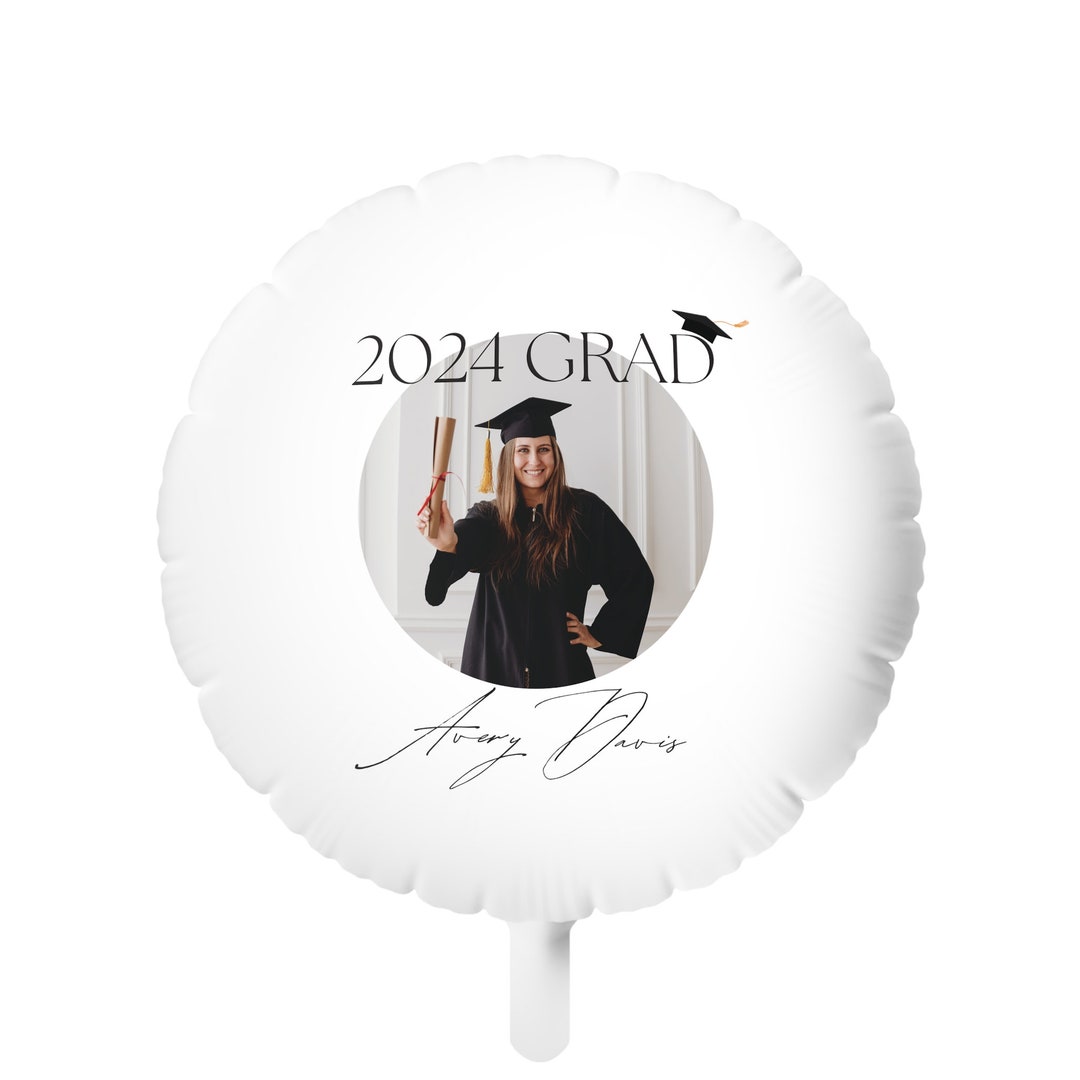 Graduation Balloons With Picture Graduation Balloons 2024 Graduation ...