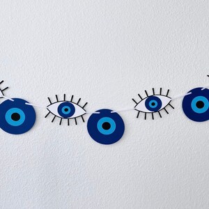 Evil Eye Party Decor Bundle Evil Eye Toppers Evil Eye - Etsy