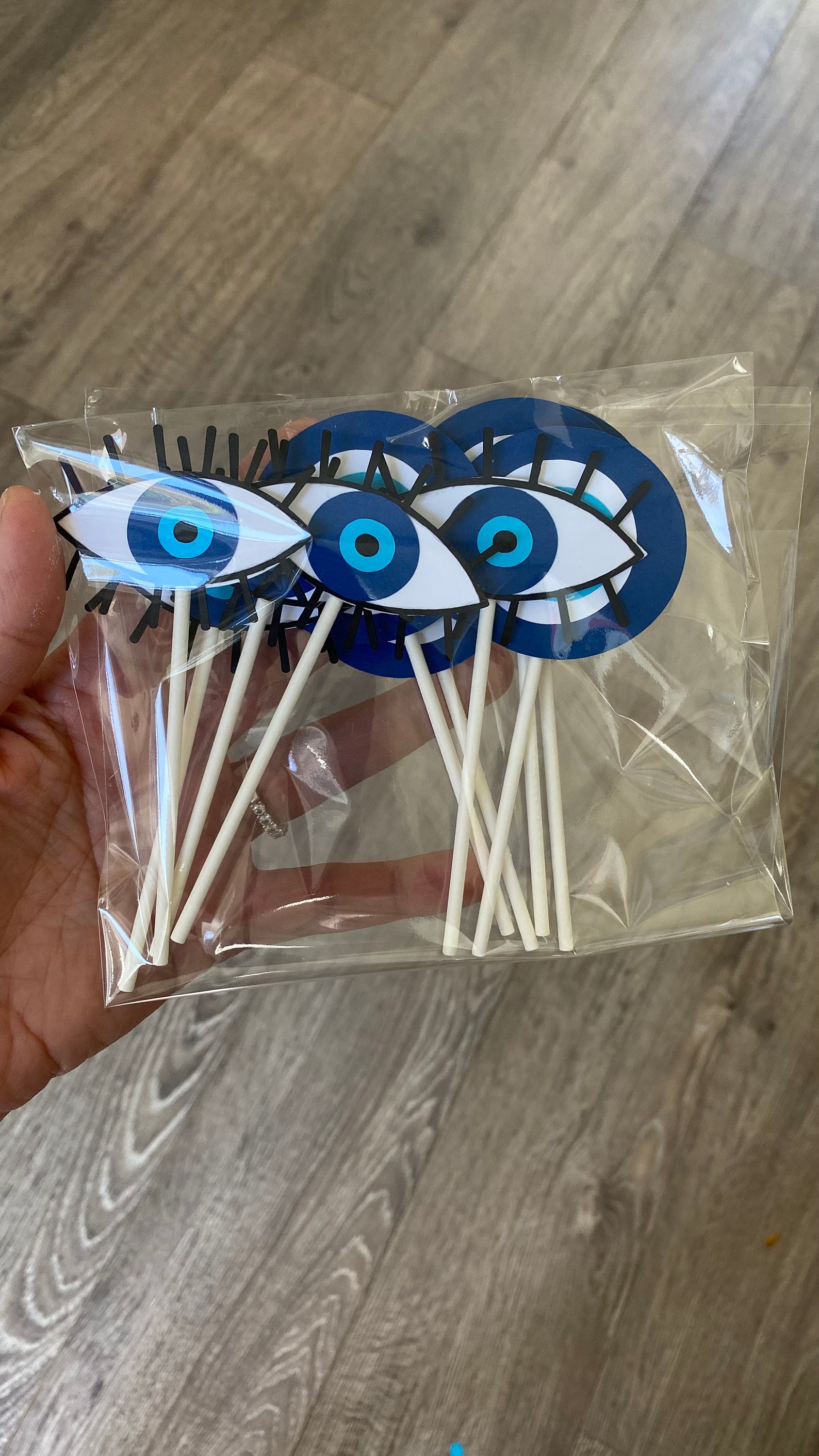Evil Eye Party Decor Bundle Evil Eye Toppers Evil Eye - Etsy