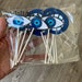 Evil Eye Party Decor Bundle Evil Eye Toppers Evil Eye Decorations Evil ...
