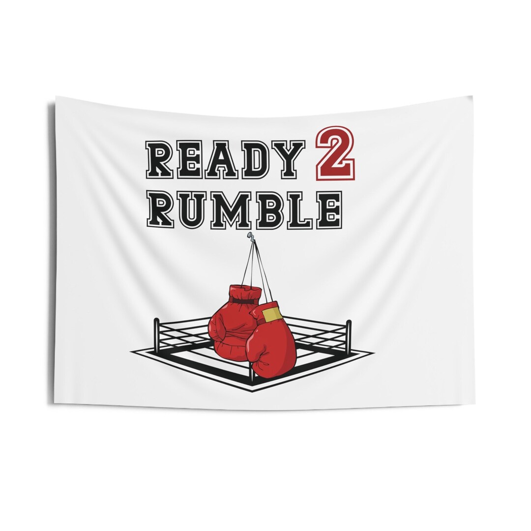 Ready 2 Rumble Boxing Banner Boxer Boxing Party Decorations - Etsy