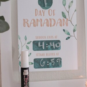 Ramadan Printable, Iftar/suhoor Time, Ramadan Home Decor, Ramadan ...