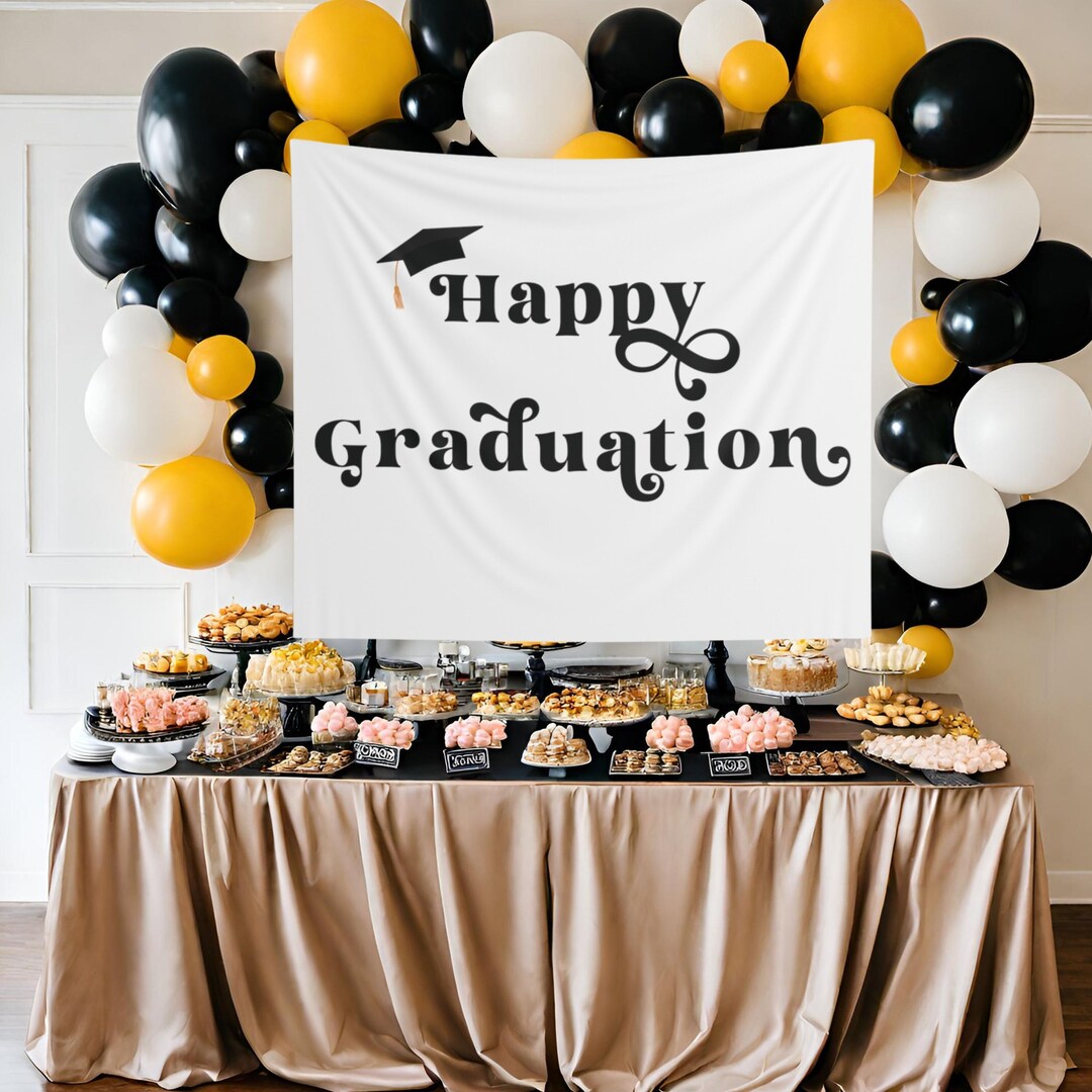 Classroom Graduation Backdrop Graduation Sign Backdrop for Graduation ...