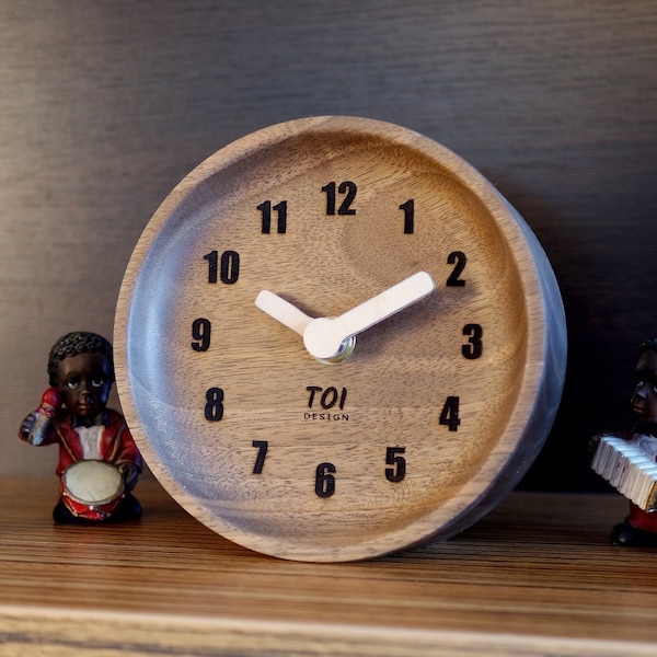 Walnut Clock - Etsy