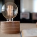 Wood Dimmable Desk Lamp, Wood Edison Dimmer Lamp, Wood Edison Retro ...