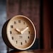 Handcrafted Wooden Analog Desktop Clock for Elegant Home Decor - Etsy