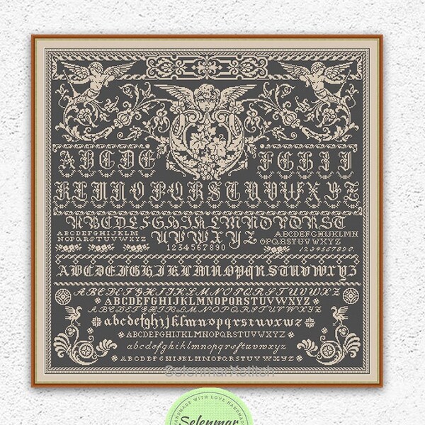 Antique Sampler - Etsy