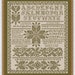Two Color Cross Stitch Pattern Geometric Ornament Antique - Etsy
