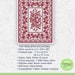 Rose Monochrome Sampler Counted Cross Stitch Pattern Floral Ornament ...