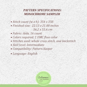 Monochrome Letter K Sampler Cross Stitch Pattern Flowers Alphabet ...