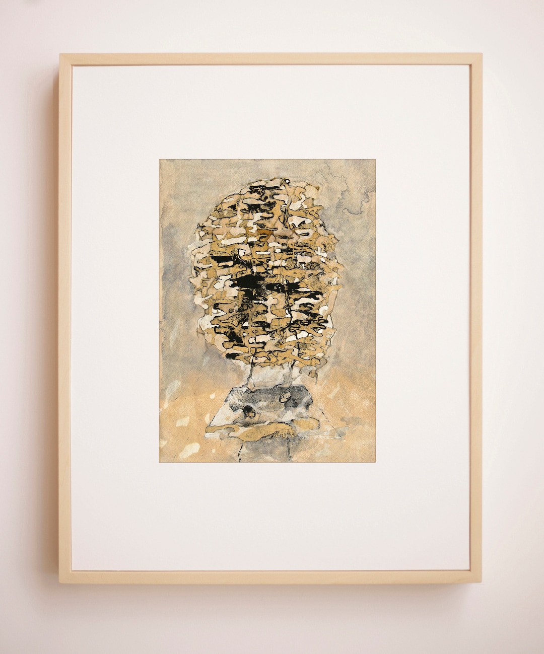 Abstract Art Print, Small Art Print 5x7, Modern Art Print, Small Wall ...