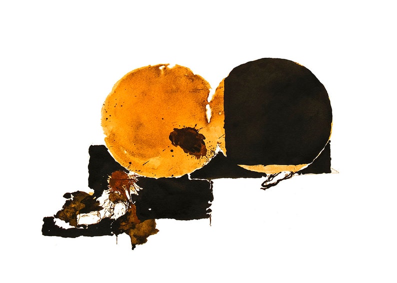 Small Abstract Wall Art. Small Art Print, Abstract Print 5x7 Inches ...