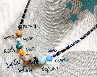 Solar System Necklace - Etsy