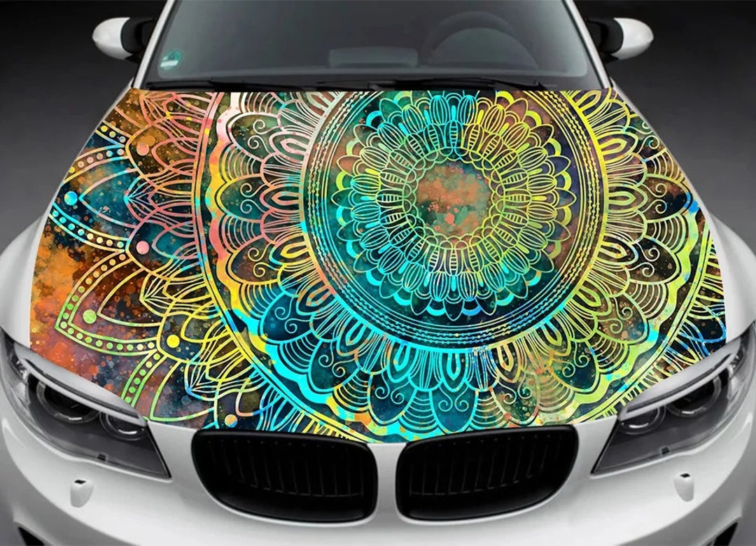 Mandala Geometric Gypsy Car Wrap Hood Bonnet Decal - Etsy