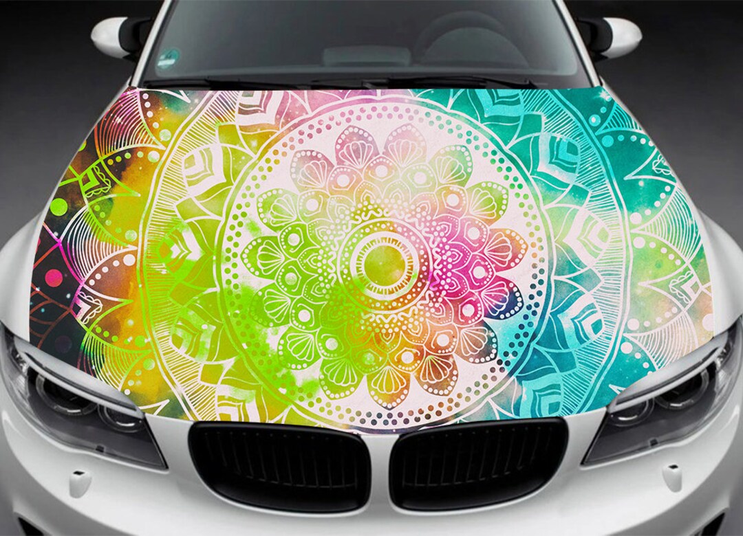 Mandala Geometric Gypsy Car Wrap Hood Bonnet Decal - Etsy