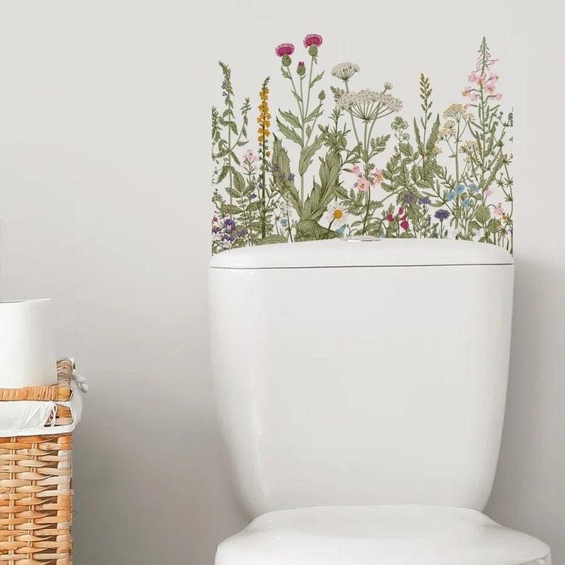 Bathroom Decal Sticker - Toilets, Draws, Cupboards, Tiles. - Etsy