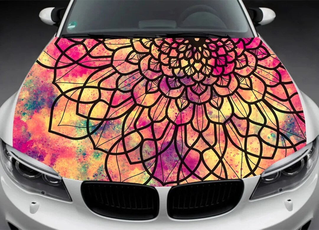 Mandala Geometric Gypsy Car Wrap Hood Bonnet Decal - Etsy