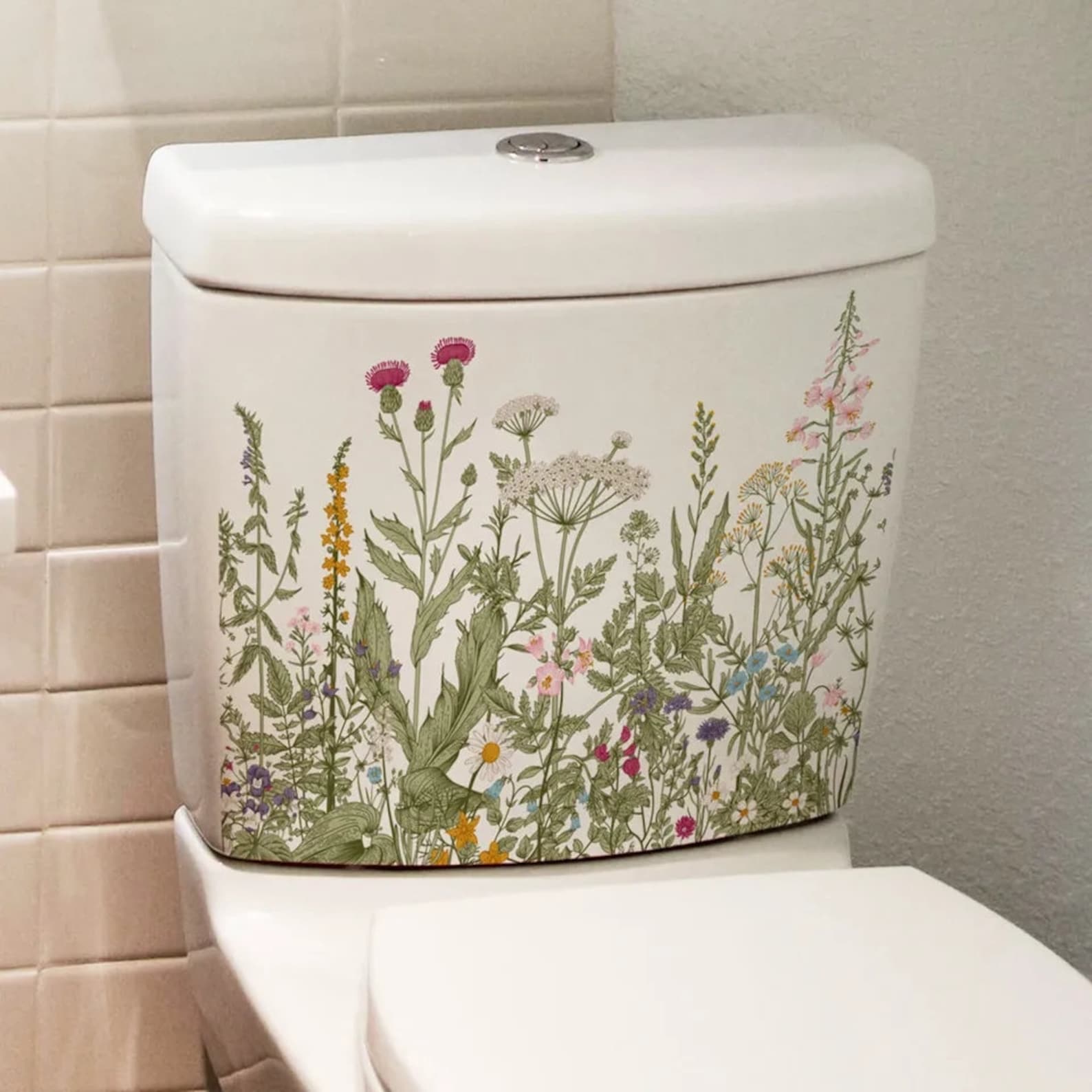 Bathroom Decal Sticker - Toilets, Draws, Cupboards, Tiles. - Etsy