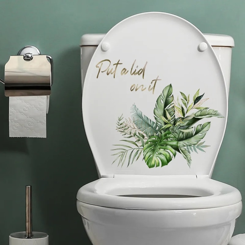Toilet Bowl Sticker - Etsy