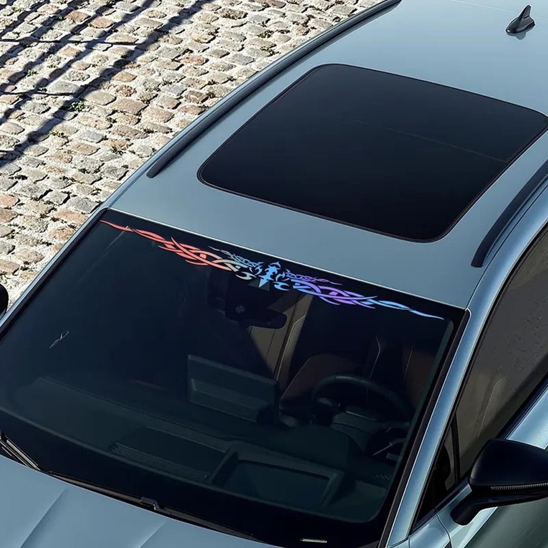 Long Auto Chain Wings Car Sticker Funky Vehicle Windshield Decal - Etsy